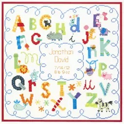 Alphabet Samplers Cross Stitch Kits - Stitcher