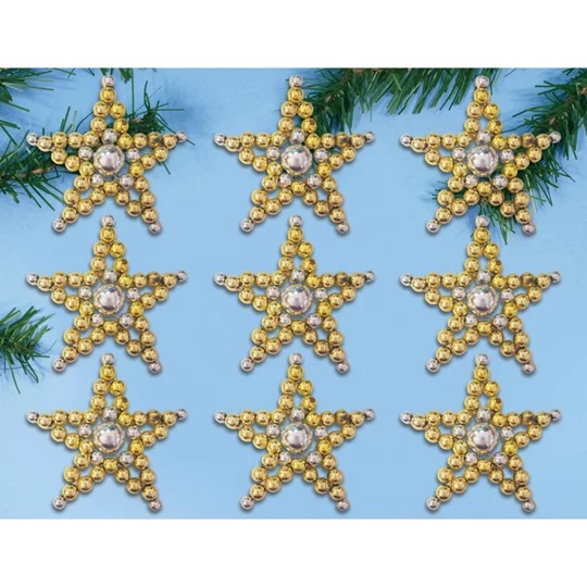 Design Works Crafts Starlight Ornaments Christmas Craft Kit (6215 ...